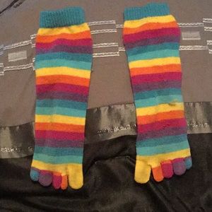 Accessories | Rainbow Toe Socks | Poshmark